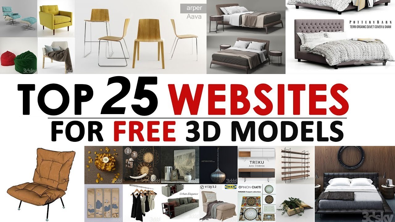 25 Best Sites Of 3D Models For Free Download HowToDownload